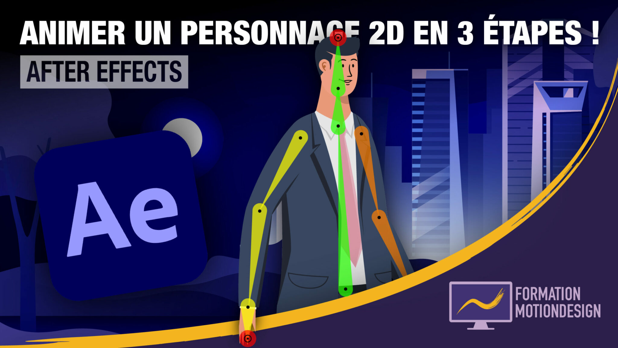 Animer un personnage sur After Effects en 3 étapes ! - Tuto Duik